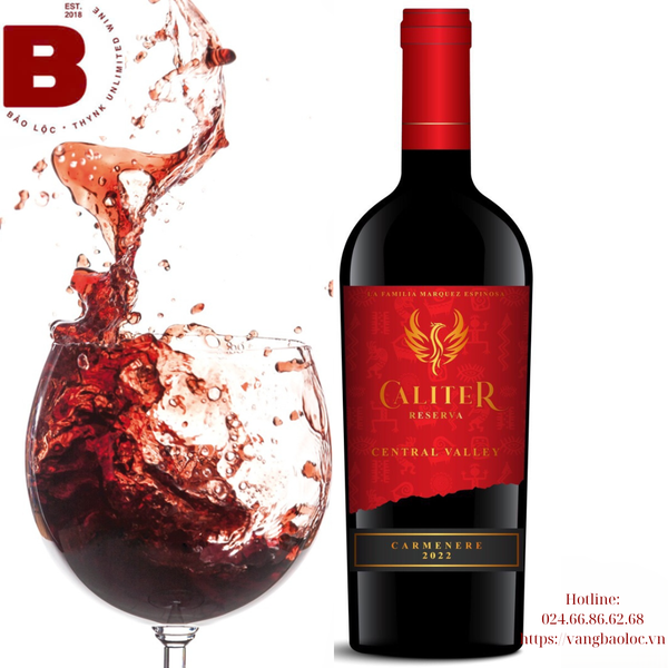 RƯỢU VANG CALITER RESERVA – Bảo Lộc