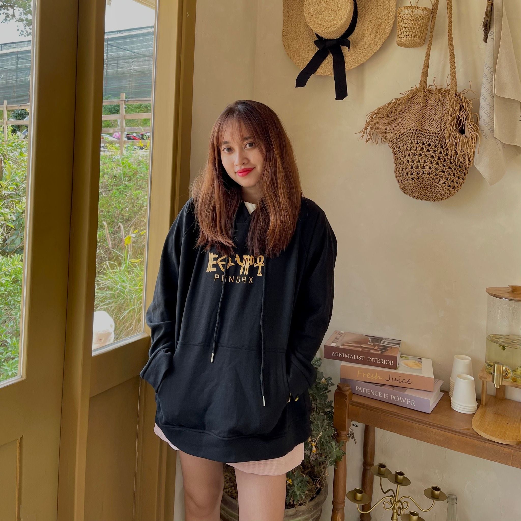 MONO EGYPT RUNE HOODIE - BLACK – pandax