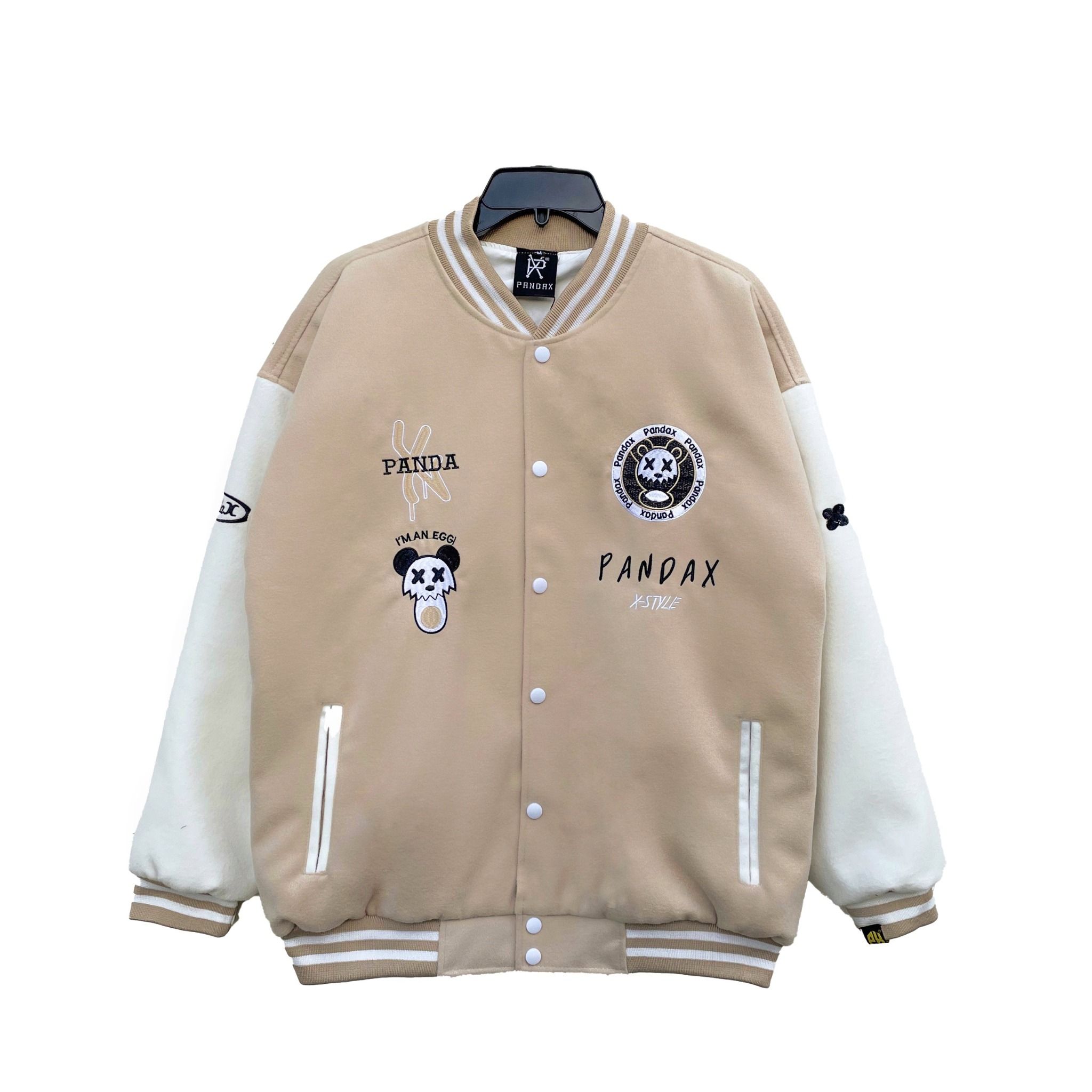 Áo bomber nam nữ Pandax local brand , varsity jacket unisex , khoác bó ...