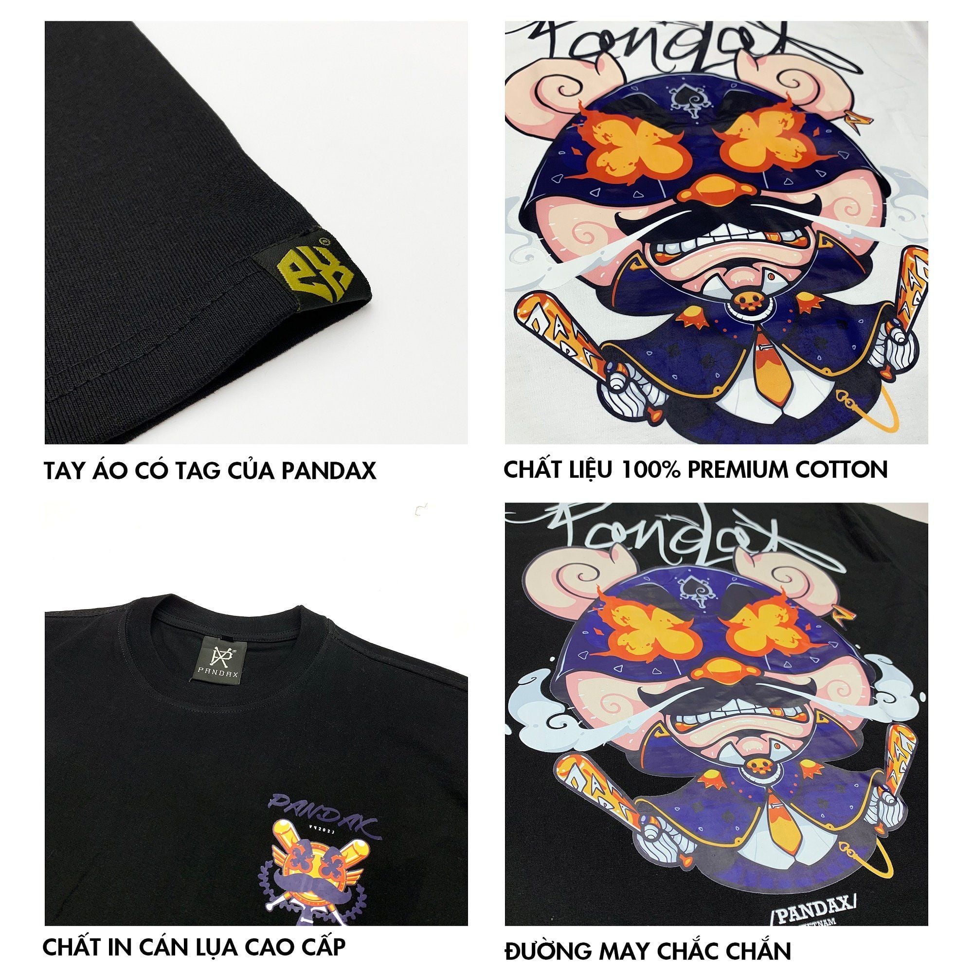 PANDAX MAFIA TEE - BLACK – pandax