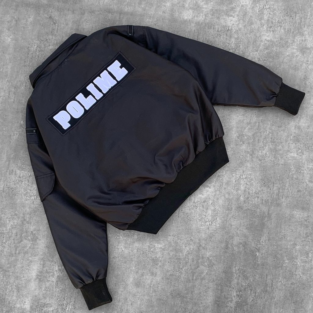 Áo khoác bomber varsity pilot nam form rộng retro boxy vintage oversiz ...
