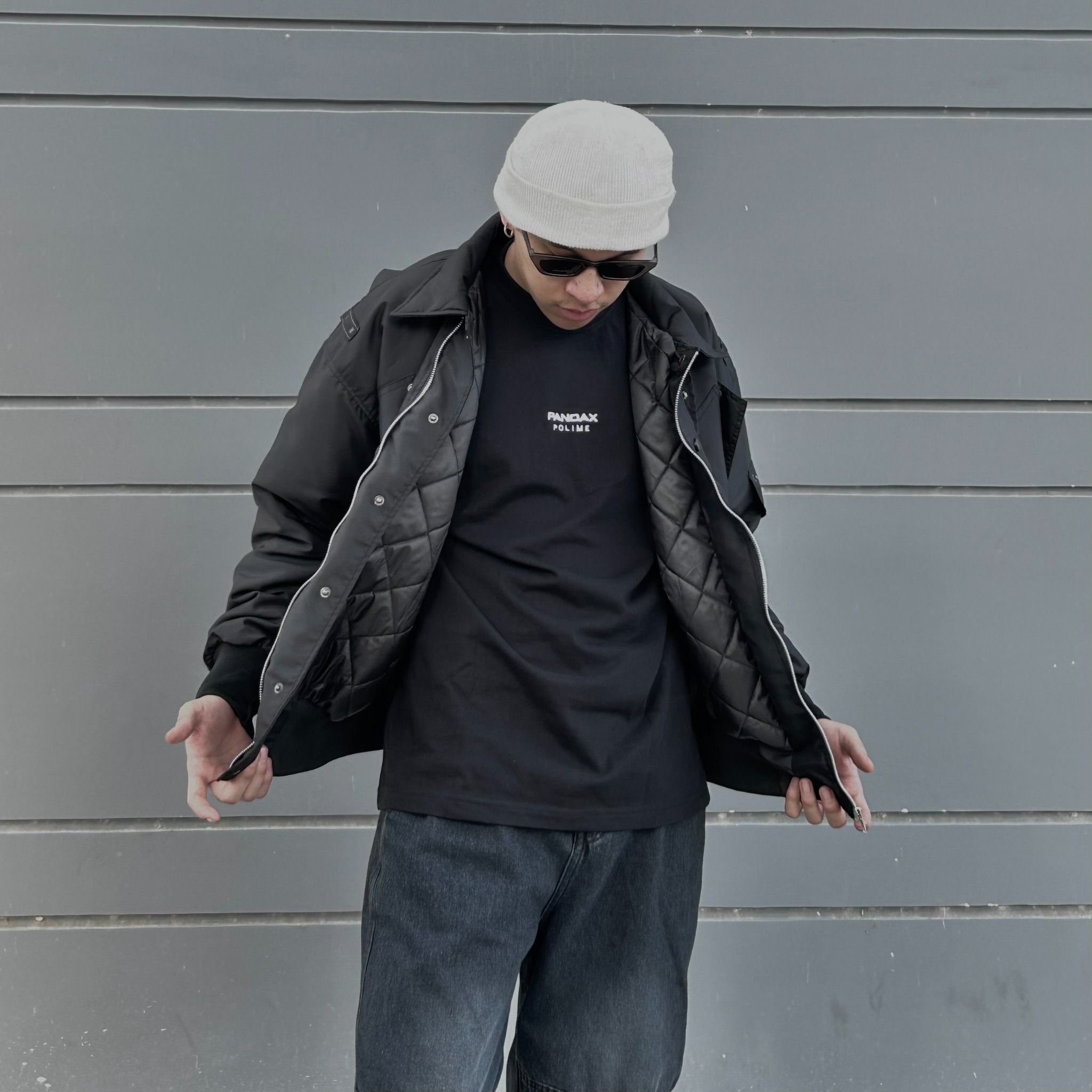 Áo khoác bomber varsity pilot nam form rộng retro boxy vintage oversiz ...