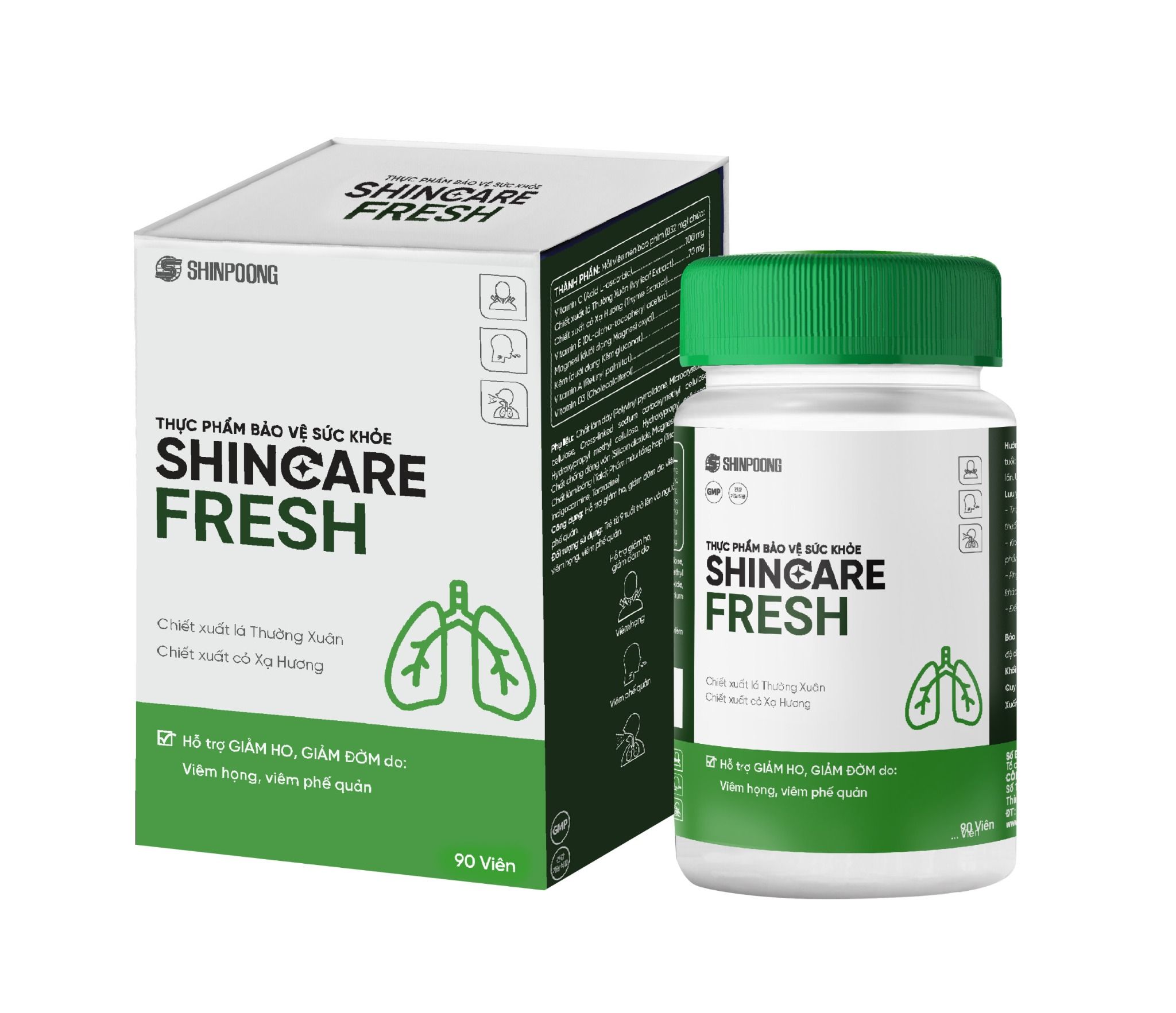 SHINCARE FRESH - Hỗ trợ giảm ho, giảm đờm do viêm họng, viêm ...