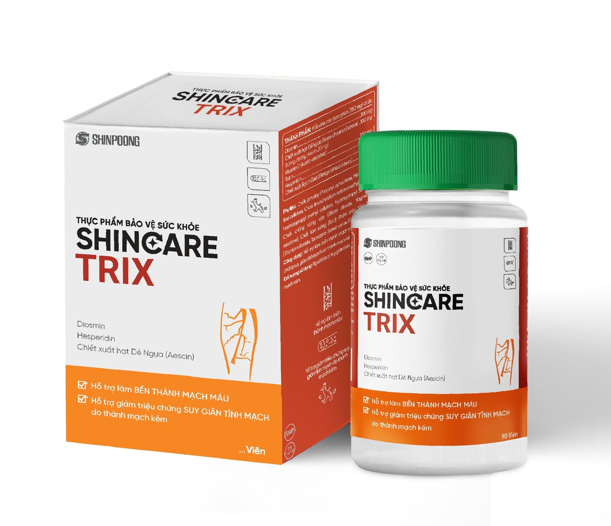 SHINCARE TRIX - Hỗ trợ bền thành mạch máu, giảm suy giãn tĩnh mạch ...