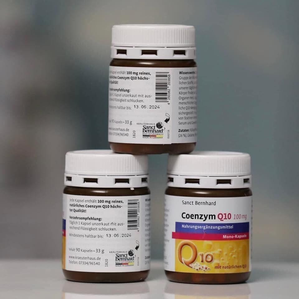Bổ tim Q10 100mg Sanct Bernhard, 90 viên – Atutu.vn Chuyên hàng Đức