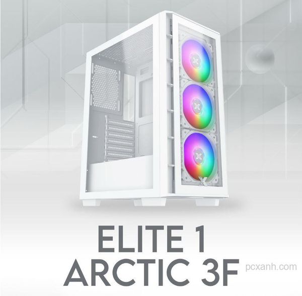 Vỏ Case XIGMATEK ELITE 1 ARTIC 3F (EN0846) - GAMING ATX, KÈM 03 FAN Mà ...