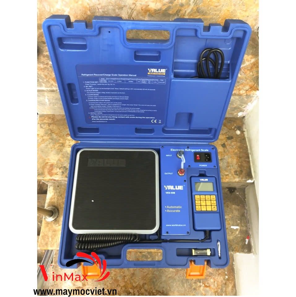 Bàn cân nạp gas tự động Value VES-50B – Vinmax- maymocviet.vn