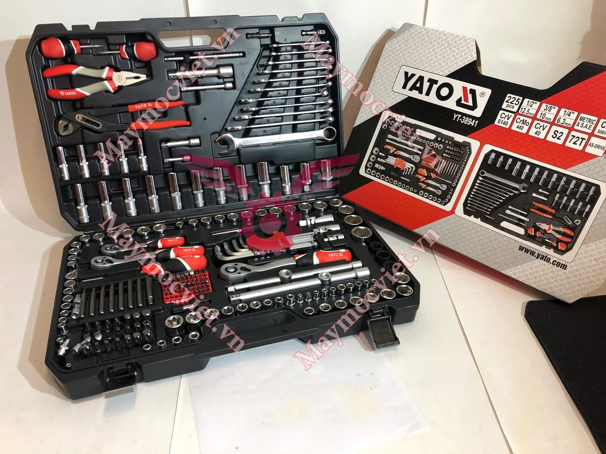 Bộ dụng cụ sửa chữa tổng hợp 224 chi tiết Yato YT 38941 – Vinmax ...