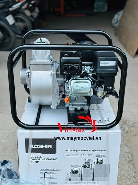 Máy bơm nước Koshin SEV-80X – Vinmax- maymocviet.vn