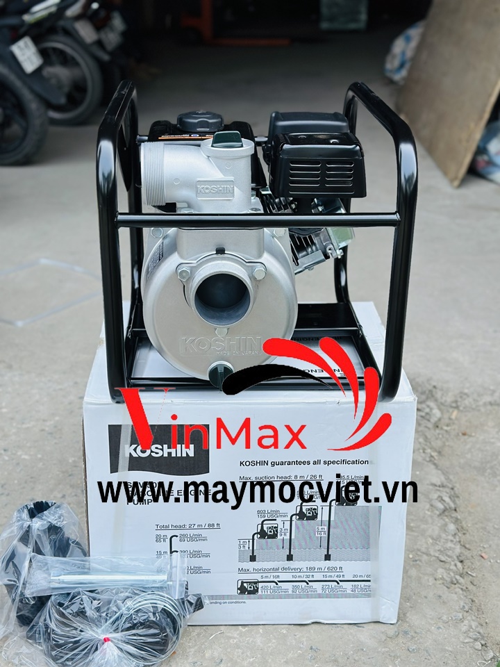 Máy bơm nước KOSHIN SEV-50X – Vinmax- maymocviet.vn