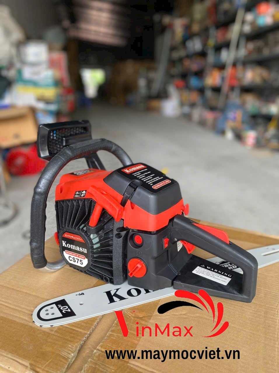 Máy cưa xích Komasu CS75 – Vinmax- maymocviet.vn