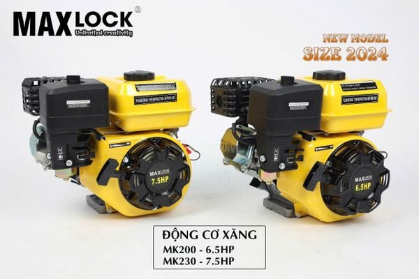 Máy nổ chạy xăng Maxlock MK200 6.5HP – Vinmax- maymocviet.vn