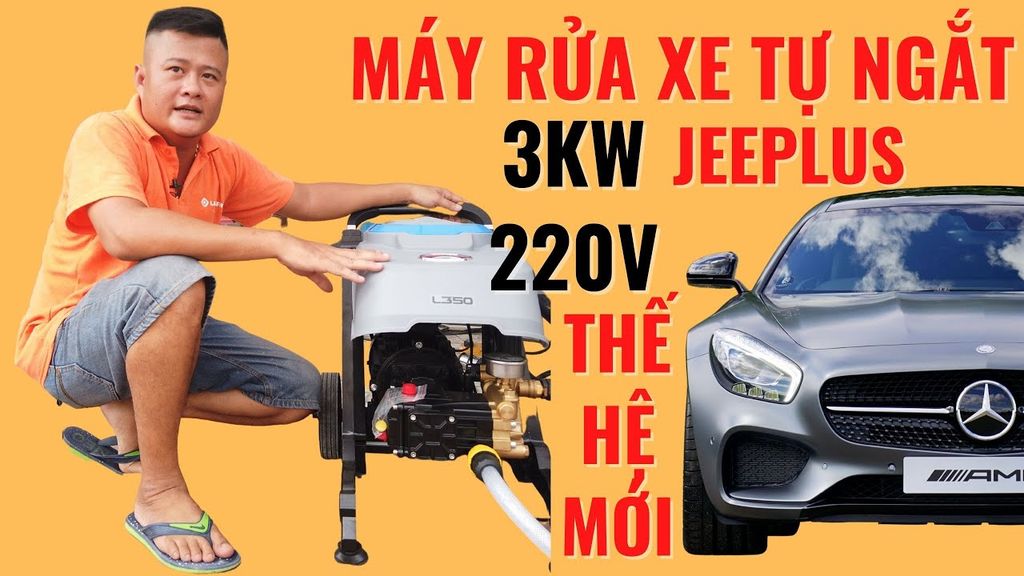 Máy rửa xe cao áp tự động ngắt 3KW Jeeplus JPS-L350 – Vinmax- maymocviet.vn