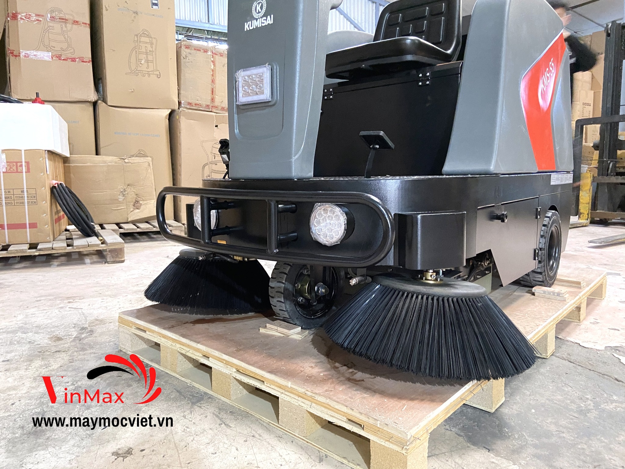 Xe quét rác ngồi lái Kumisai KMS-S5 – Vinmax- maymocviet.vn