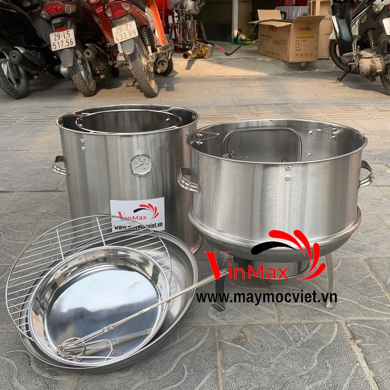 Lu nướng gà vịt dùng than VM40-V – Vinmax- maymocviet.vn