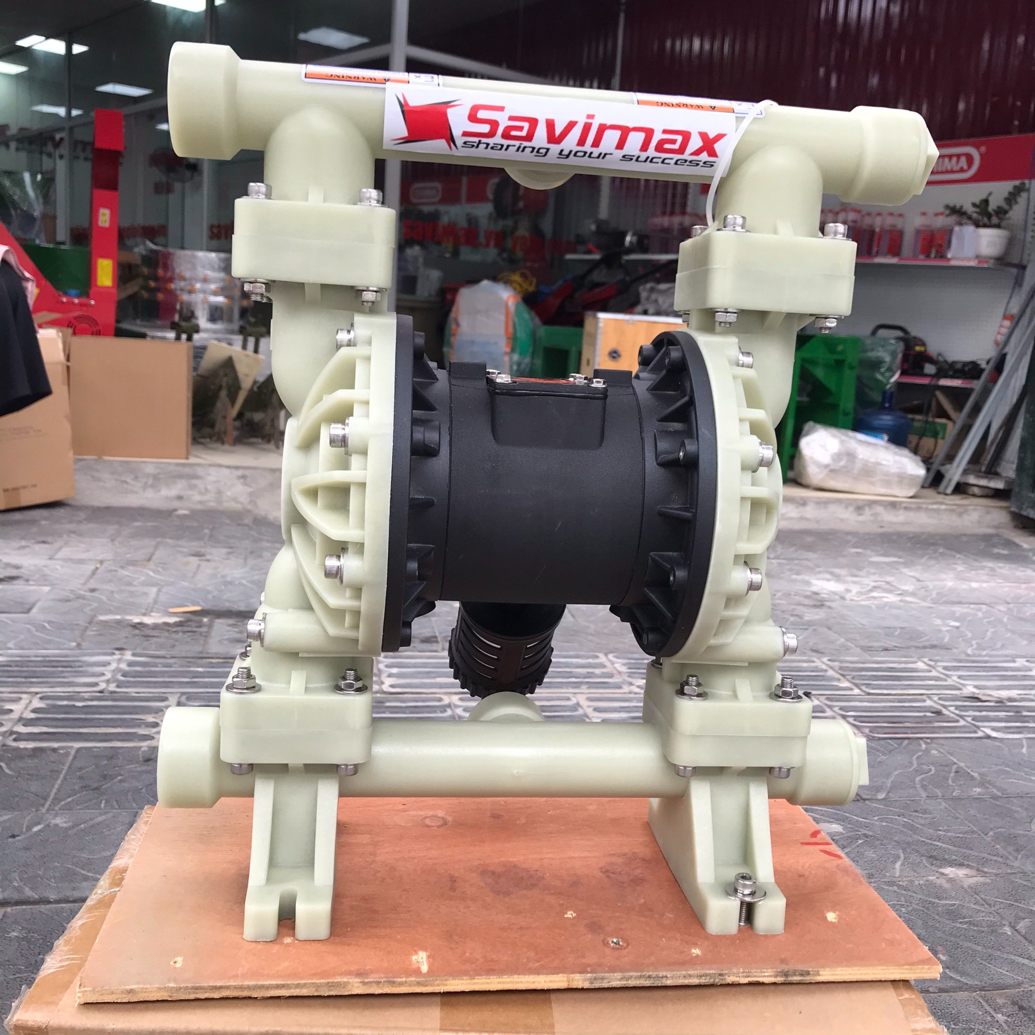 Bơm màng khí nén QBY3-40STFF – Vinmax- maymocviet.vn