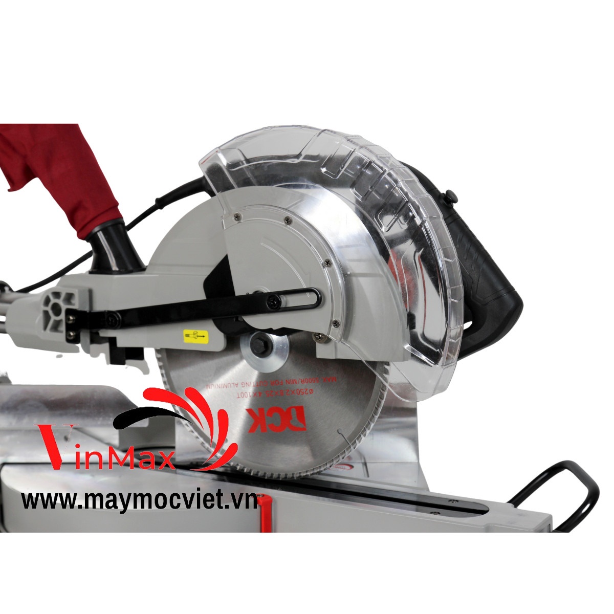Máy cắt nhôm trượt DCK KJX06-255 / 255mm - 1650W – Vinmax- maymocviet.vn