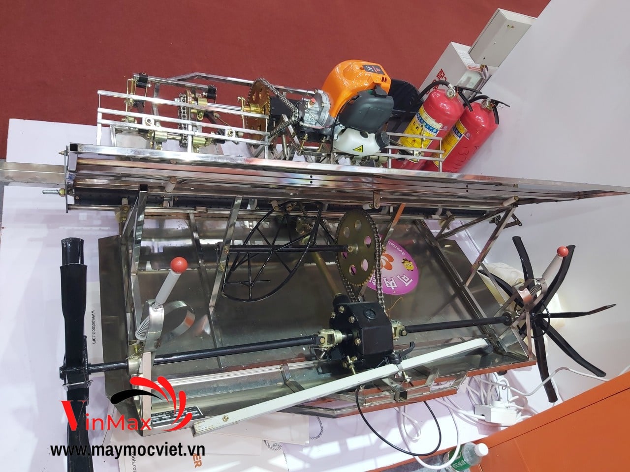 Máy cấy lúa động cơ 6 hàng Turbo TBC06 – Vinmax- maymocviet.vn