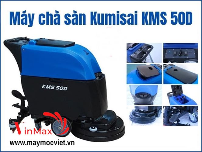 Máy chà sàn liên hợp Kumisai KMS 50D (Ắc quy) – Vinmax- maymocviet.vn