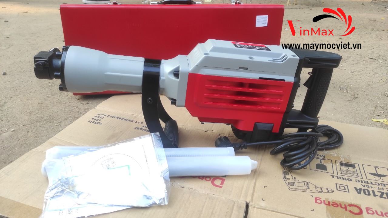 Máy đục bê tông, đục nền, đục đá Q95 – Vinmax- maymocviet.vn