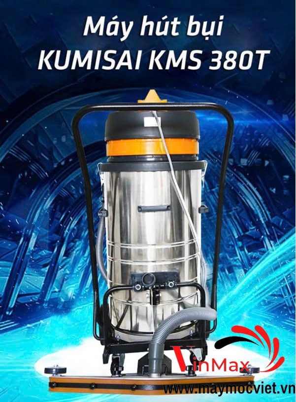 Máy hút bụi công nghiệp Kumisai 380T – Vinmax- maymocviet.vn