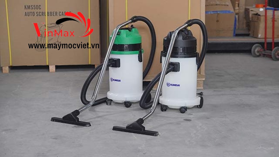 Máy hút bụi công nghiệp thùng nhựa Kumisai KMS40 – Vinmax- maymocviet.vn