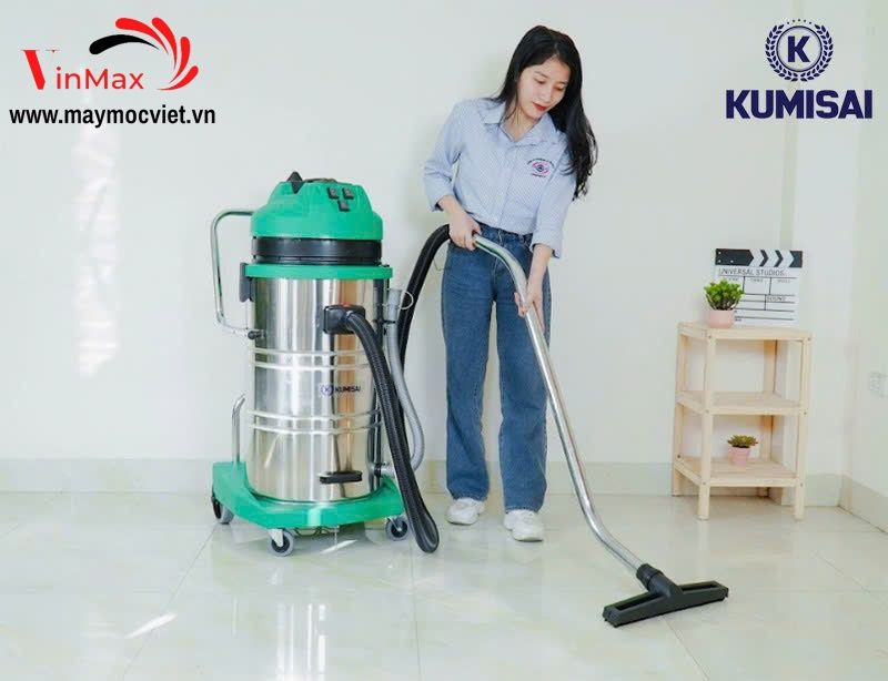 Máy hút bụi công nghiệp Kumisai KMS90 – Vinmax- maymocviet.vn