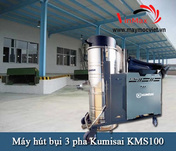 Máy hút bụi công nghiệp Kumisai KMS100 3 pha – Vinmax- maymocviet.vn
