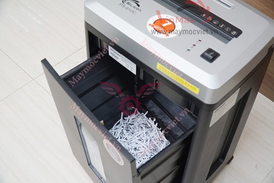 Máy Hủy Tài Liệu Silicon PS-610C – Vinmax- maymocviet.vn