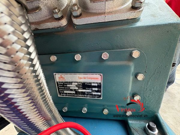 Máy nén khí Khaison diesel 2V-4.0/5 đầu nổ D30 – Vinmax- maymocviet.vn