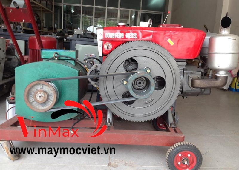 Máy phát điện đầu nổ Vinmax D10/5kw/220V mát nước – Vinmax- maymocviet.vn