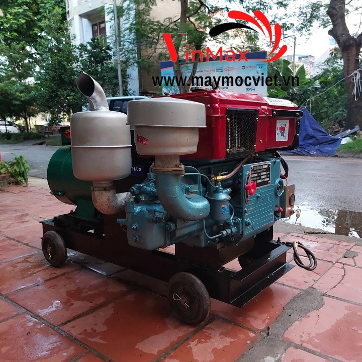 Máy Phát Điện Đầu Nổ Vinmax 12HP 7.5KW 3 Pha (D12 Nước Đề) – Vinmax- maymocviet.vn