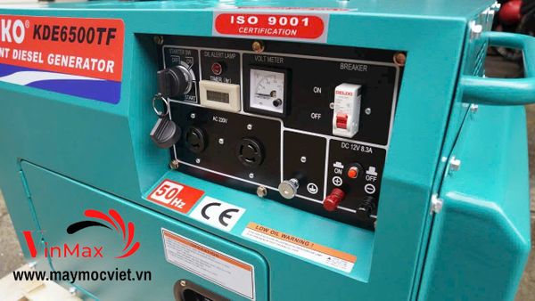 Máy phát điện chạy dầu DENKO KDE6500TF – Vinmax- maymocviet.vn