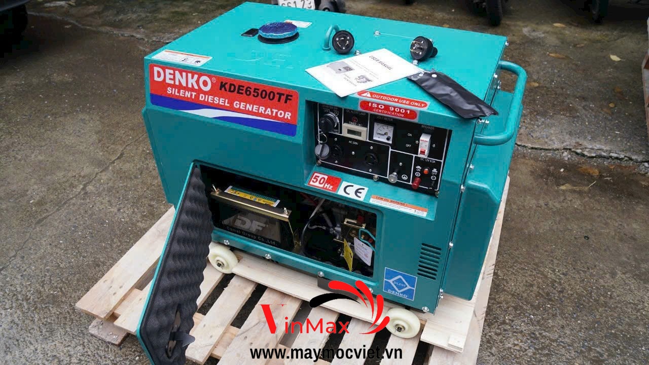 Máy phát điện chạy dầu DENKO KDE6500TF – Vinmax- maymocviet.vn
