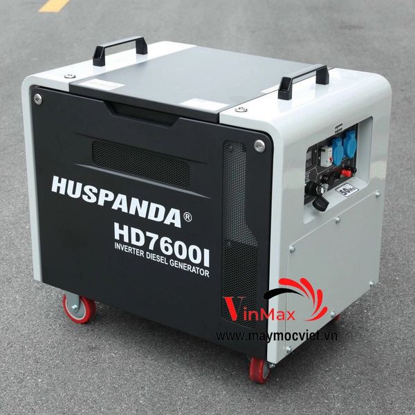 Máy Phát Điện Chạy Dầu Inverter 6Kw Huspanda HD7600I – Vinmax- maymocviet.vn