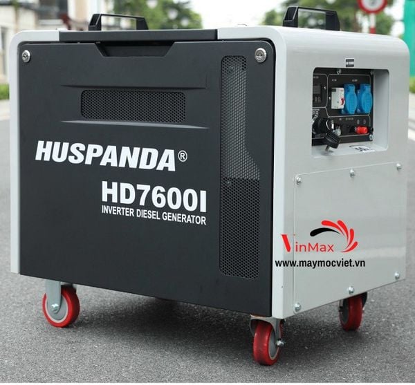 Máy Phát Điện Chạy Dầu Inverter 6Kw Huspanda HD7600I – Vinmax- maymocviet.vn