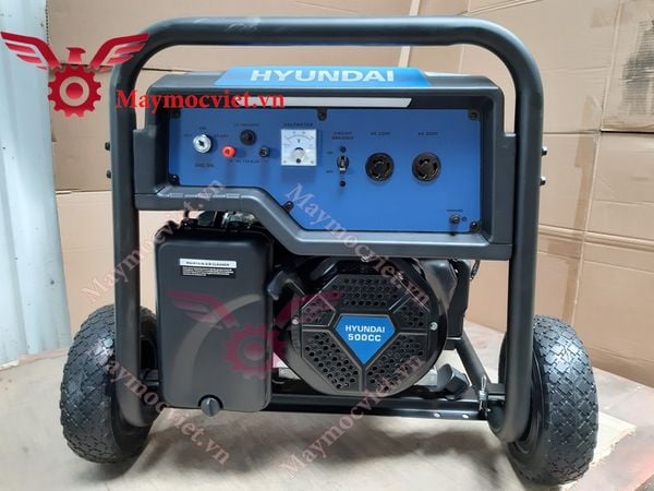 Máy phát điện chạy xăng 7kw Hyundai HG7500E – Vinmax- maymocviet.vn
