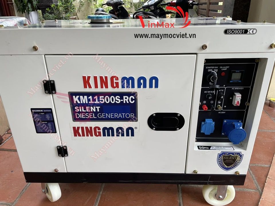 Máy phát điện dầu Kingman 8.5kva KM11500S-RC – Vinmax- maymocviet.vn