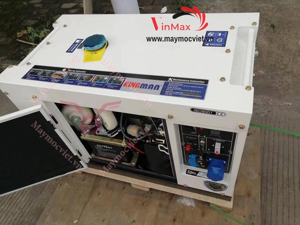 Máy phát điện dầu Kingman 8.5kva KM11500S-RC – Vinmax- maymocviet.vn