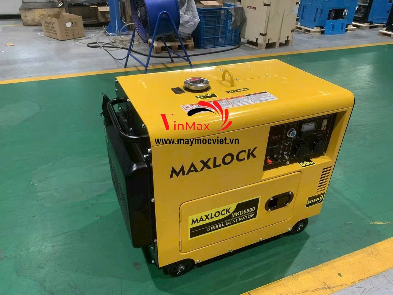 Máy phát điện chạy dầu Maxlock MKD6800 – Vinmax- maymocviet.vn