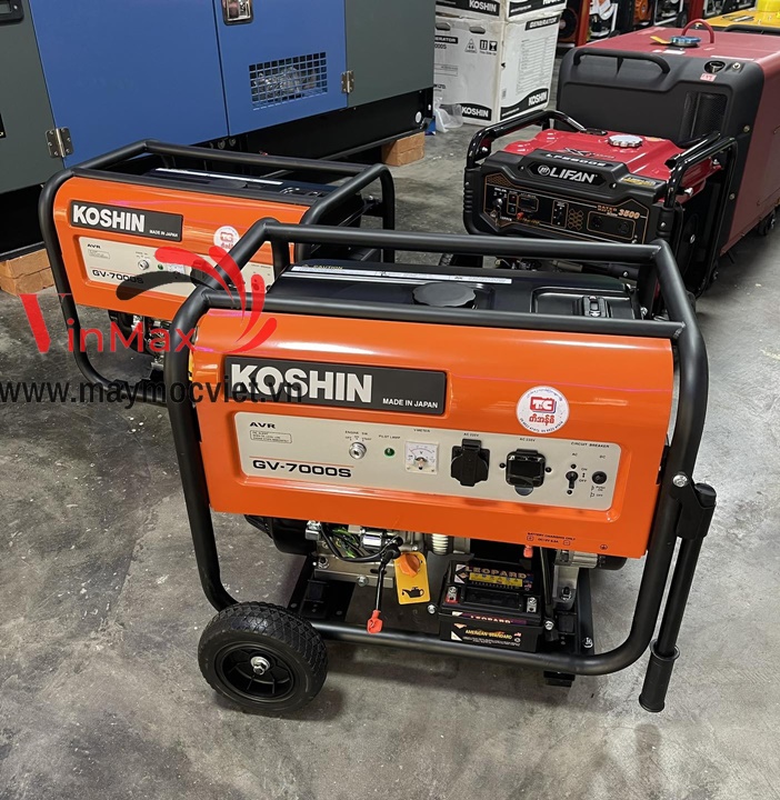 Máy phát điện xăng Nhật Bản Koshin GV-7000S (5.5KVA) – Vinmax- maymocviet.vn
