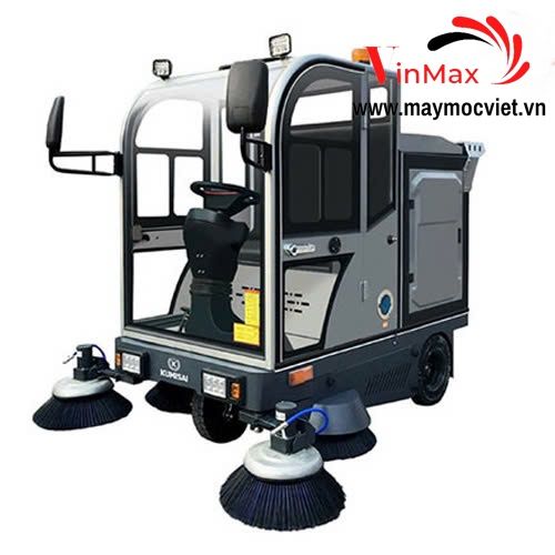 Xe quét rác ngồi lái Kumisai KMS 1900D – Vinmax- maymocviet.vn