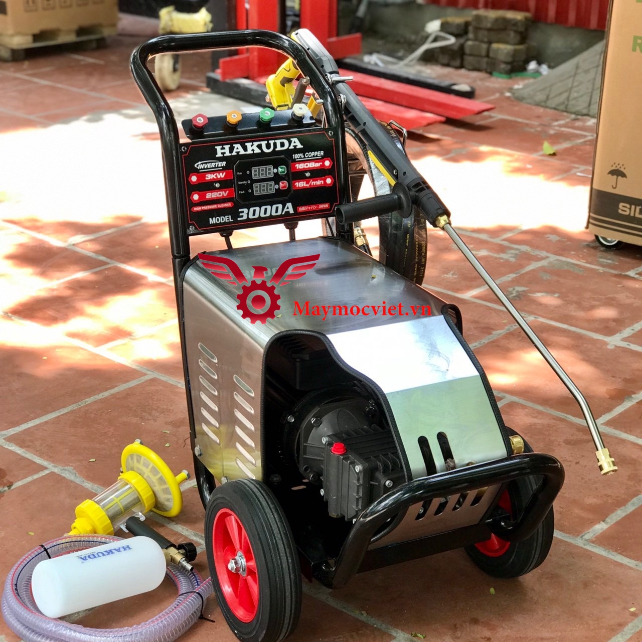 Máy rửa xe cao áp Hakuda 3000A – Vinmax- maymocviet.vn