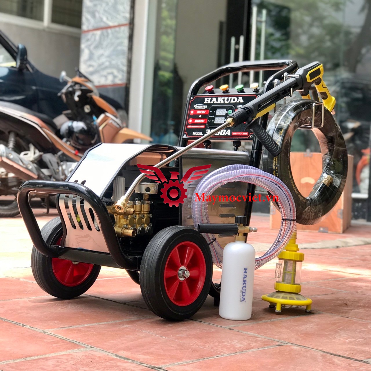 Máy rửa xe cao áp Hakuda 3000A – Vinmax- maymocviet.vn