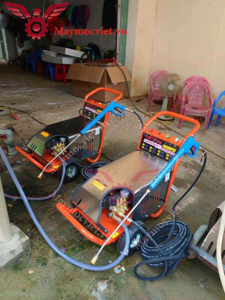 Máy rửa xe áp lực cao JETTA JET7500P-250T 10HP/7.5Kw – Vinmax- maymocviet.vn