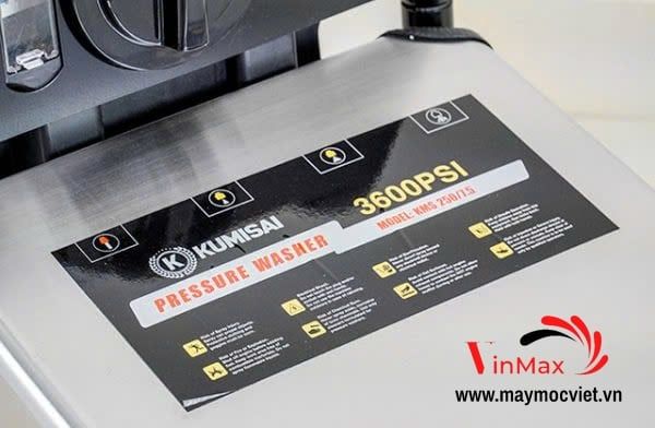 Máy rửa xe Kumisai tự động ngắt Kumisai KMS 250/7.5 – Vinmax- maymocviet.vn