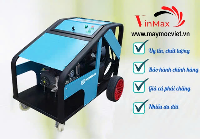 Máy rửa xe công nghiệp Kumisai KMS 380 – Vinmax- maymocviet.vn