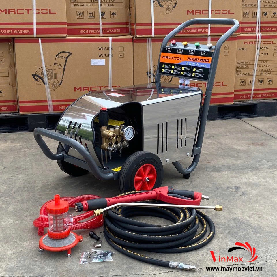 Máy rửa xe cao áp 5.5KW Mactool AWJ-5.5T4 – Vinmax- maymocviet.vn