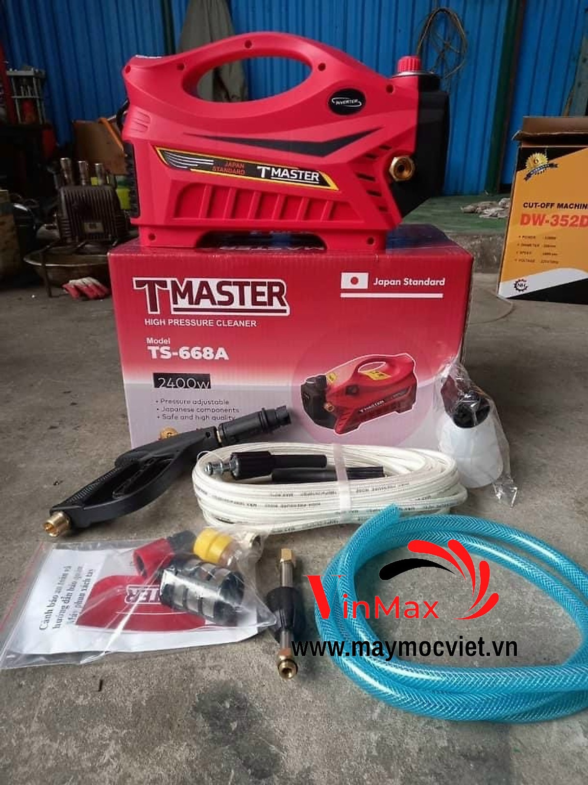 Máy rửa xe cao cấp Tmaster TS-668A – Vinmax- maymocviet.vn