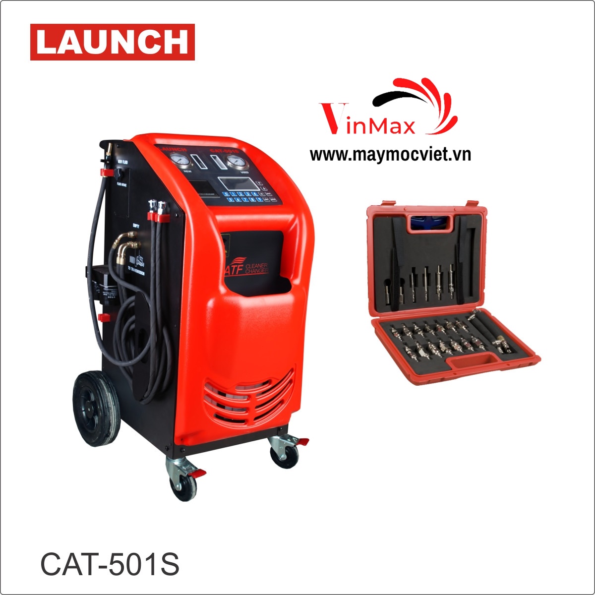 Máy Thay Dầu Hộp Số Tự Động Tuần Hoàn Launch CAT 501S – Vinmax ...